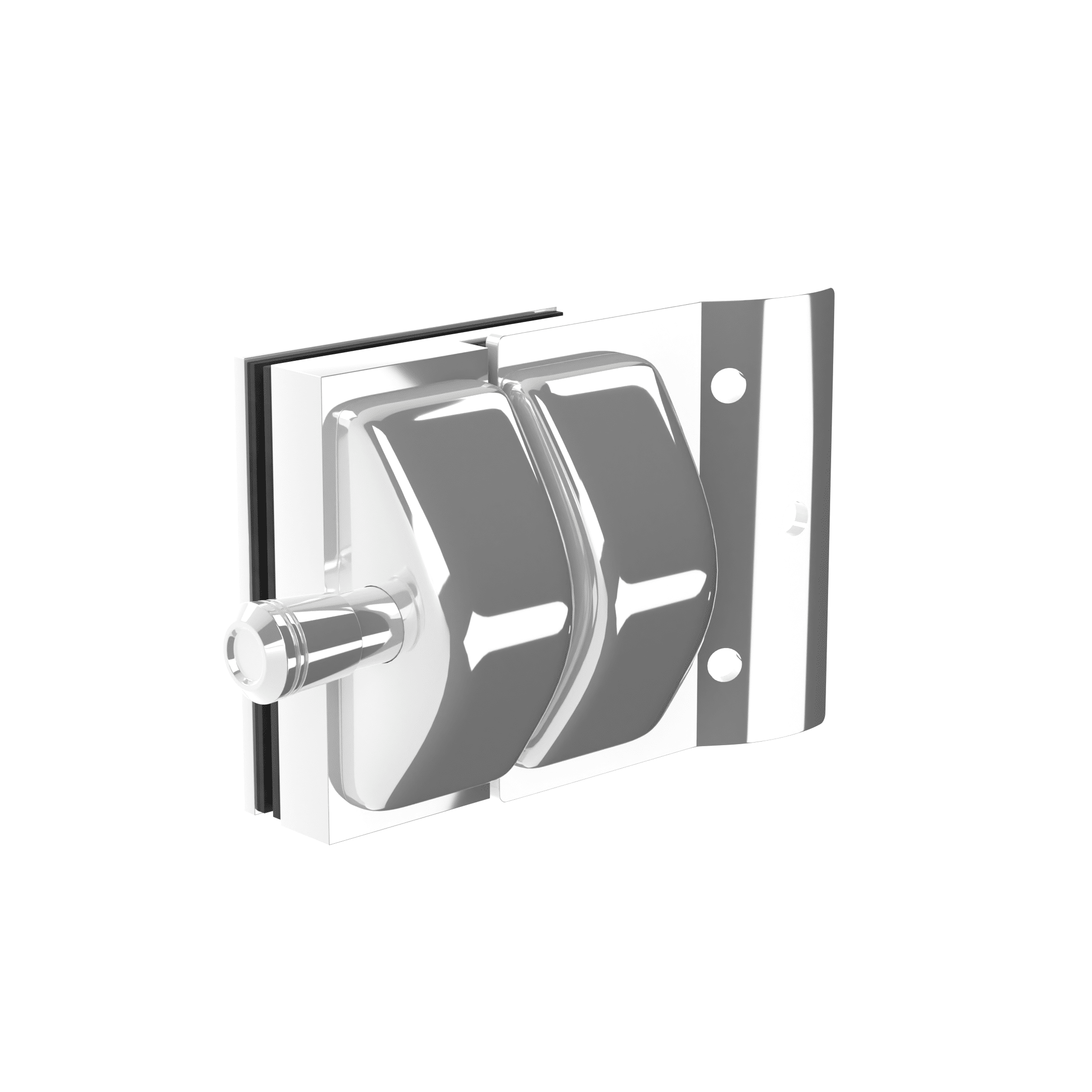 MaxiGlass Latch, Suits from a Glass Gate Panel to a Round Post, Mirror ...